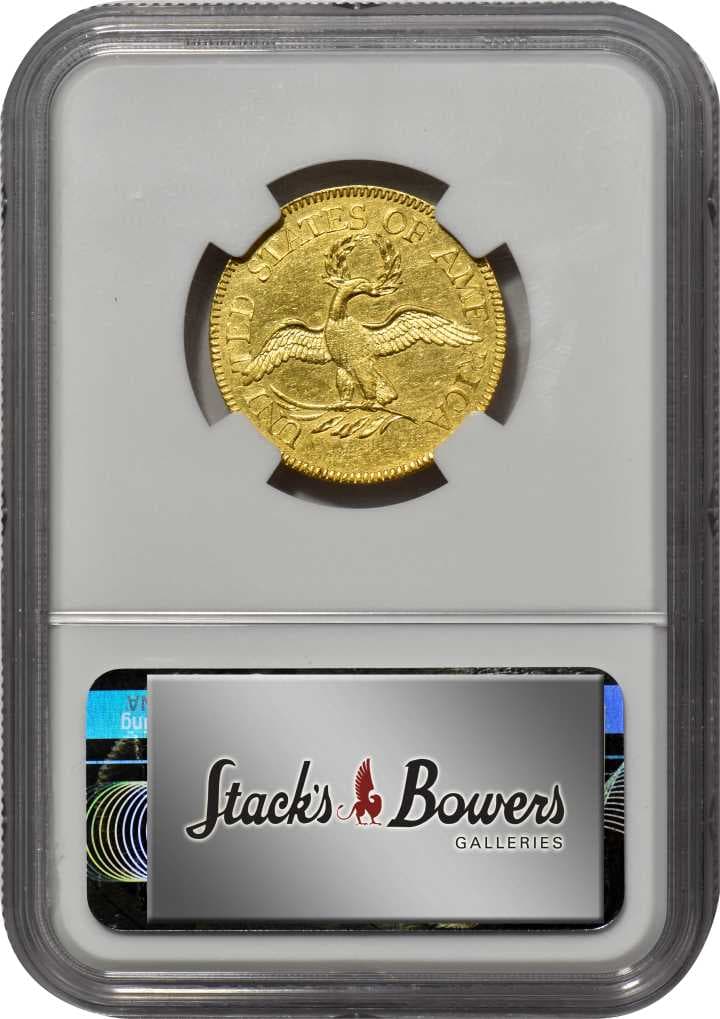 1796/5 Capped Bust Right Half Eagle. BD-1, the only known dies. Rarity ...